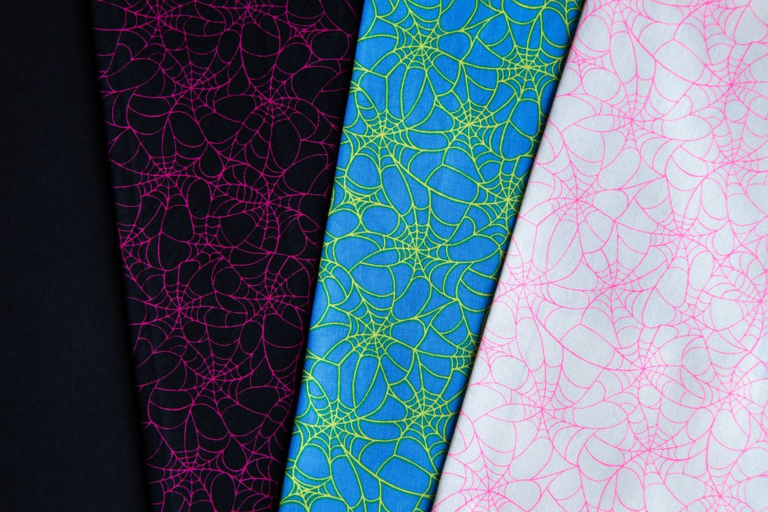 Glow Garden - Tangled Web - Natural – What The Fabric?